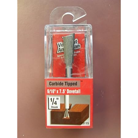 Vermont American 23123 1/2-Inch Carbide Tipped Corebox Router Bit, 2 ...