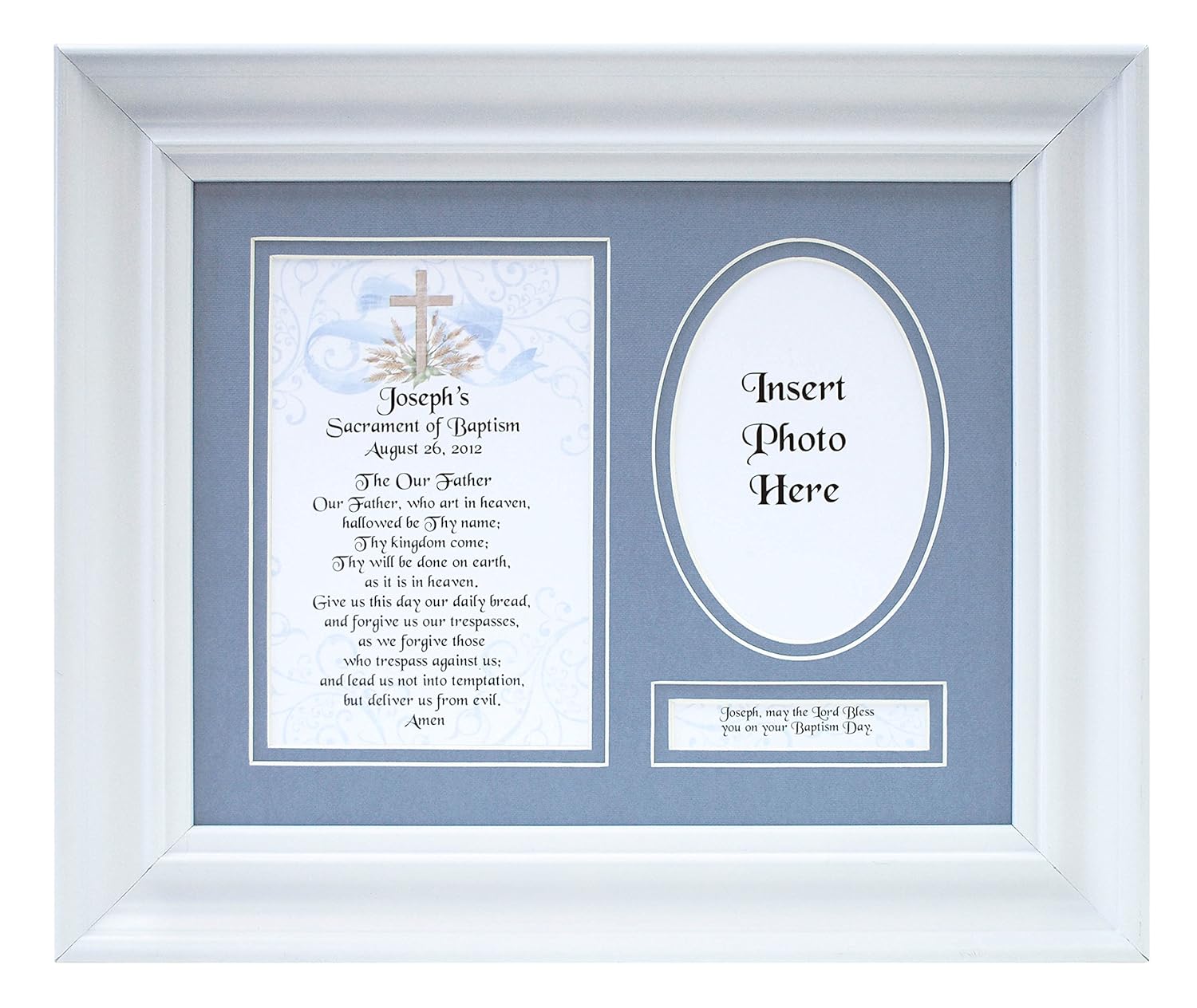 Amazon.com : Personalized Baptism Boy Plaque : Baby