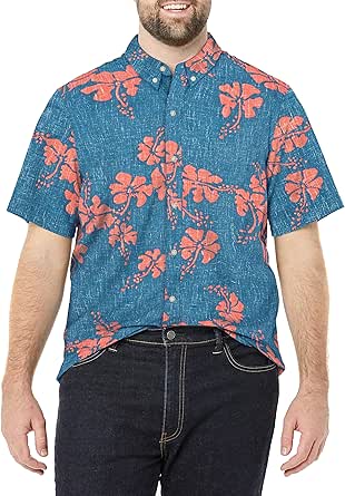 Amazon.com: Reyn Spooner Men's 50th State Flower Spooner Kloth Tailored Fit Hawaiian Shirt ...