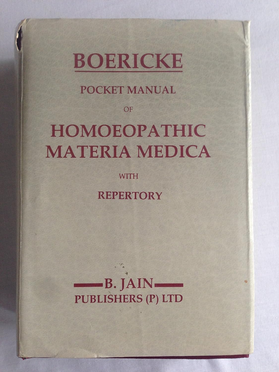 Pocket Manual of Homoeopathic Materia Medica with Repertory | Amazon.com.br