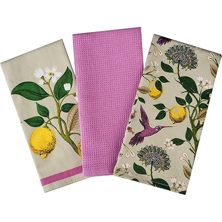 Cooksmart Tea Towel, Cotton, Mustard, One : Amazon.co.uk: Home & Kitchen