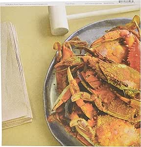 Amazon.com: McRice Photo Papers 12"x12"-Crab Feast 25 per Pack