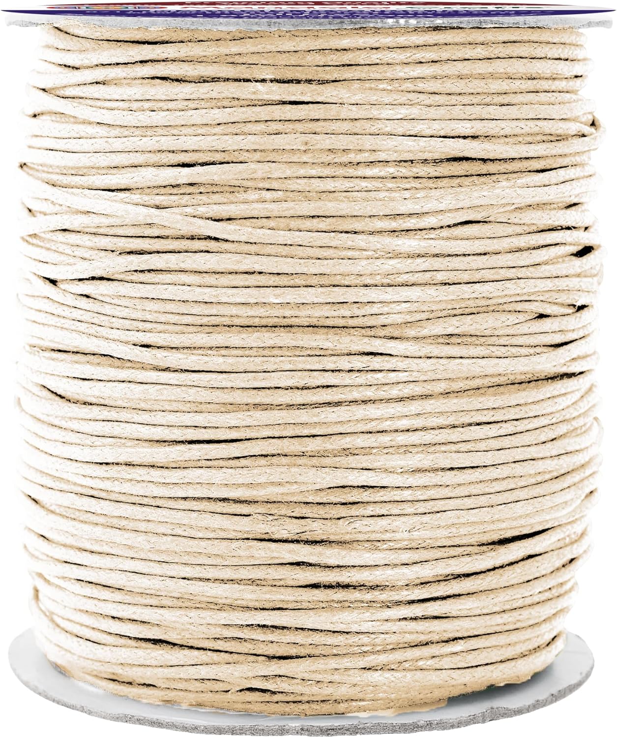 Amazon.com: Mandala Crafts 1.5mm 109 Yards Cream Cotton Waxed Cord for ...