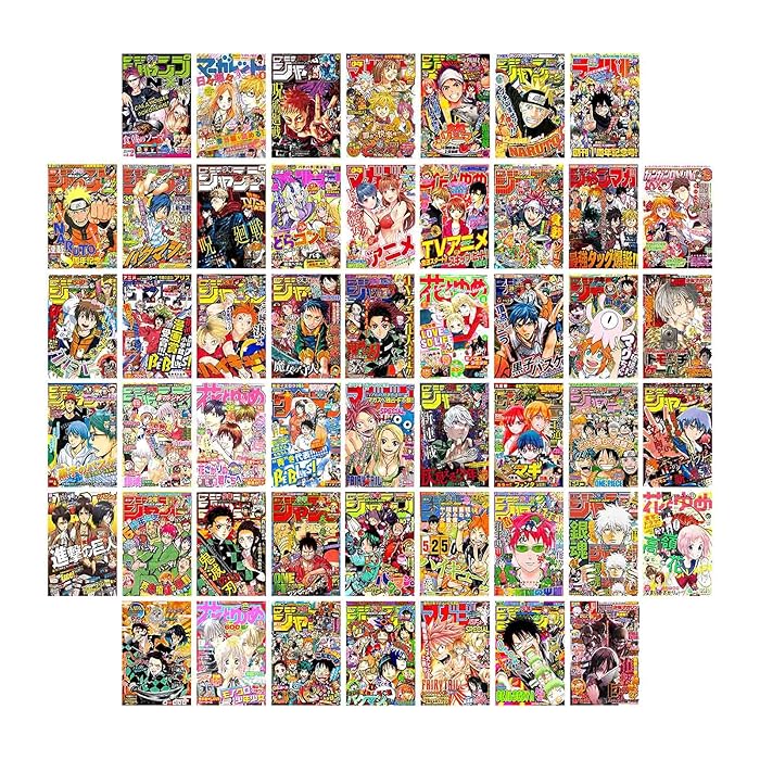 Buy Anime Wall Collage Kit Magazine Style Manga Posters for Photo ...