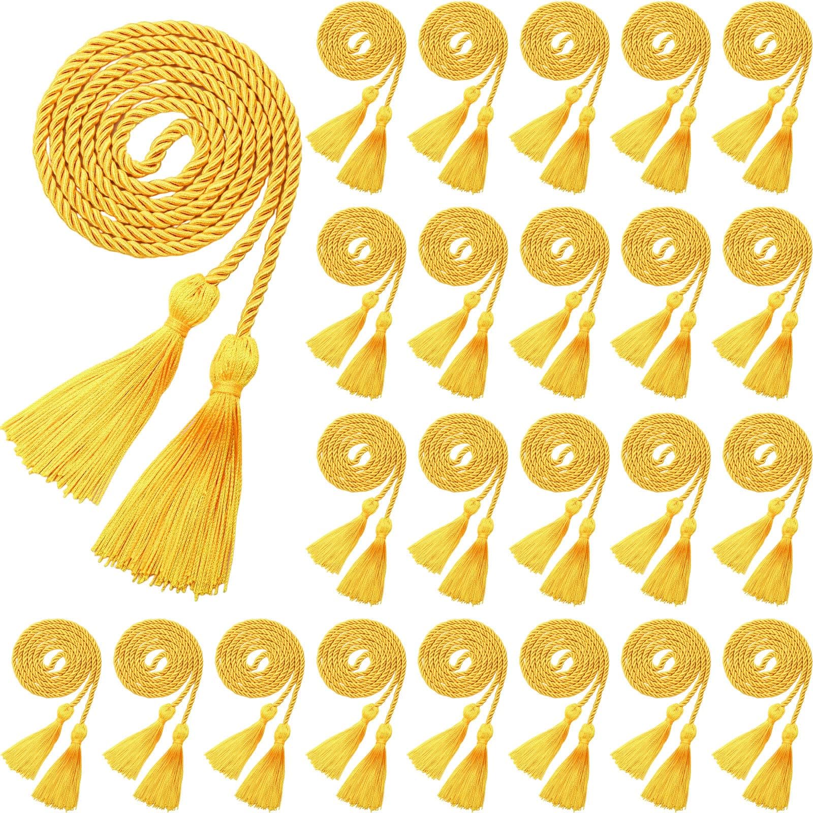 Amazon.com: 24 Pcs Gold Honor Cord Graduation Tassel Honor Cord 62.99 ...