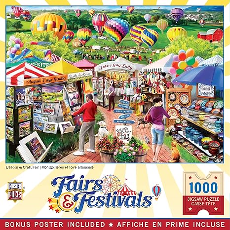 Amazon.com: MasterPieces Fairs & Festivals - Balloon & Craft Fair ...