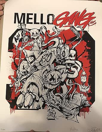 Marshmello signed and numbered Mellogang 18" x 24" poster at Amazon's ...
