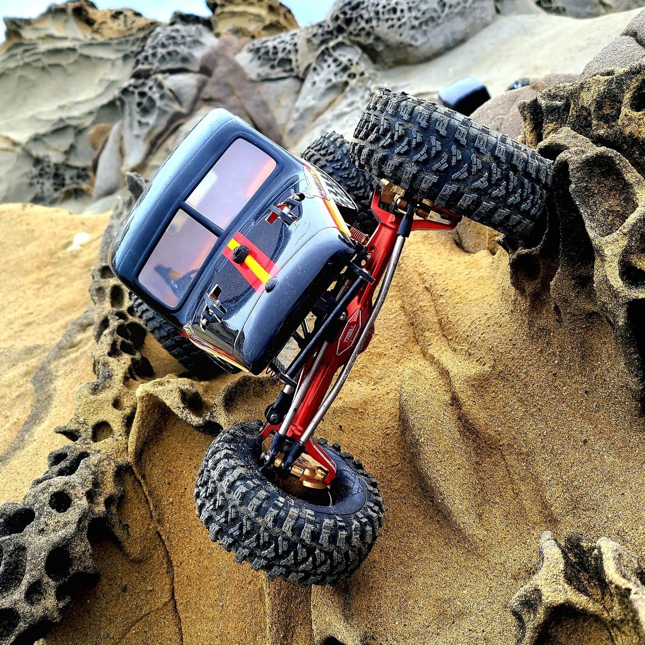 Snapklik.com : Treal Capra Front Axle Housing CNC Solid Billet Aluminum ...