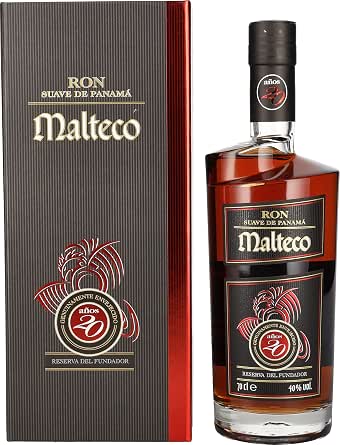 Malteco Rum 20 YO I Reserva del Fundador I 700 ml I 40 % Volume I 20 ...