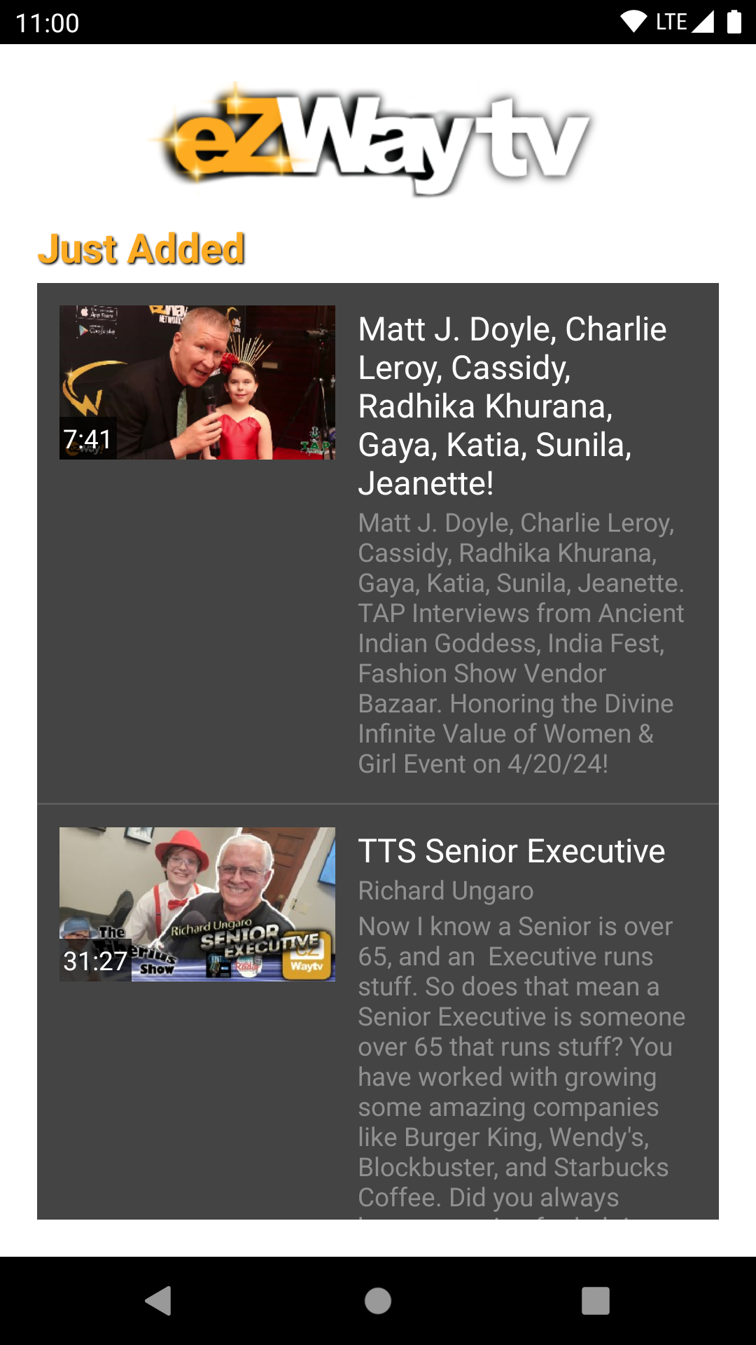 EZ Way TV - App on Amazon Appstore