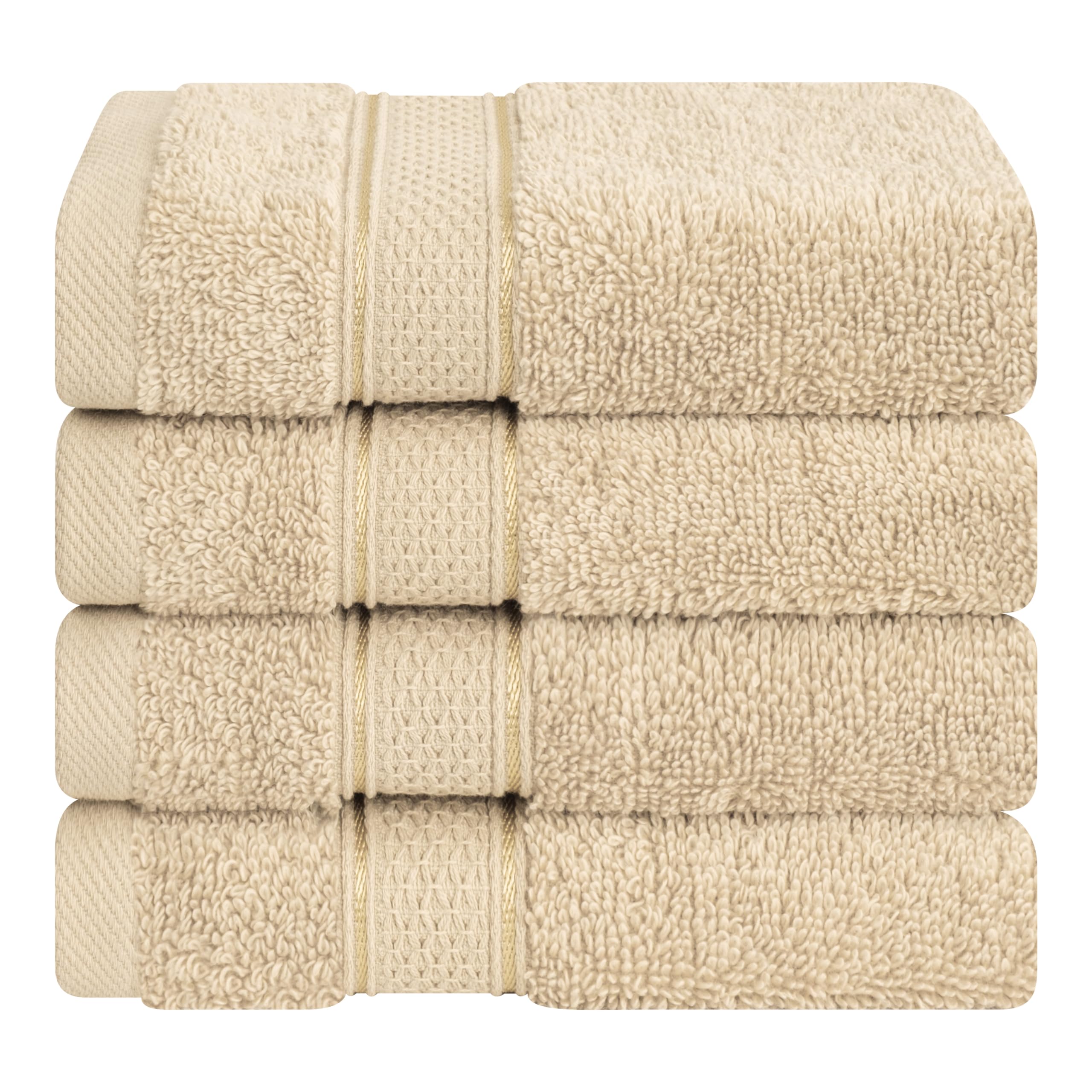 Amazon.com: American Soft Linen Salem Washcloth Sets, 4 Piece Luxury ...