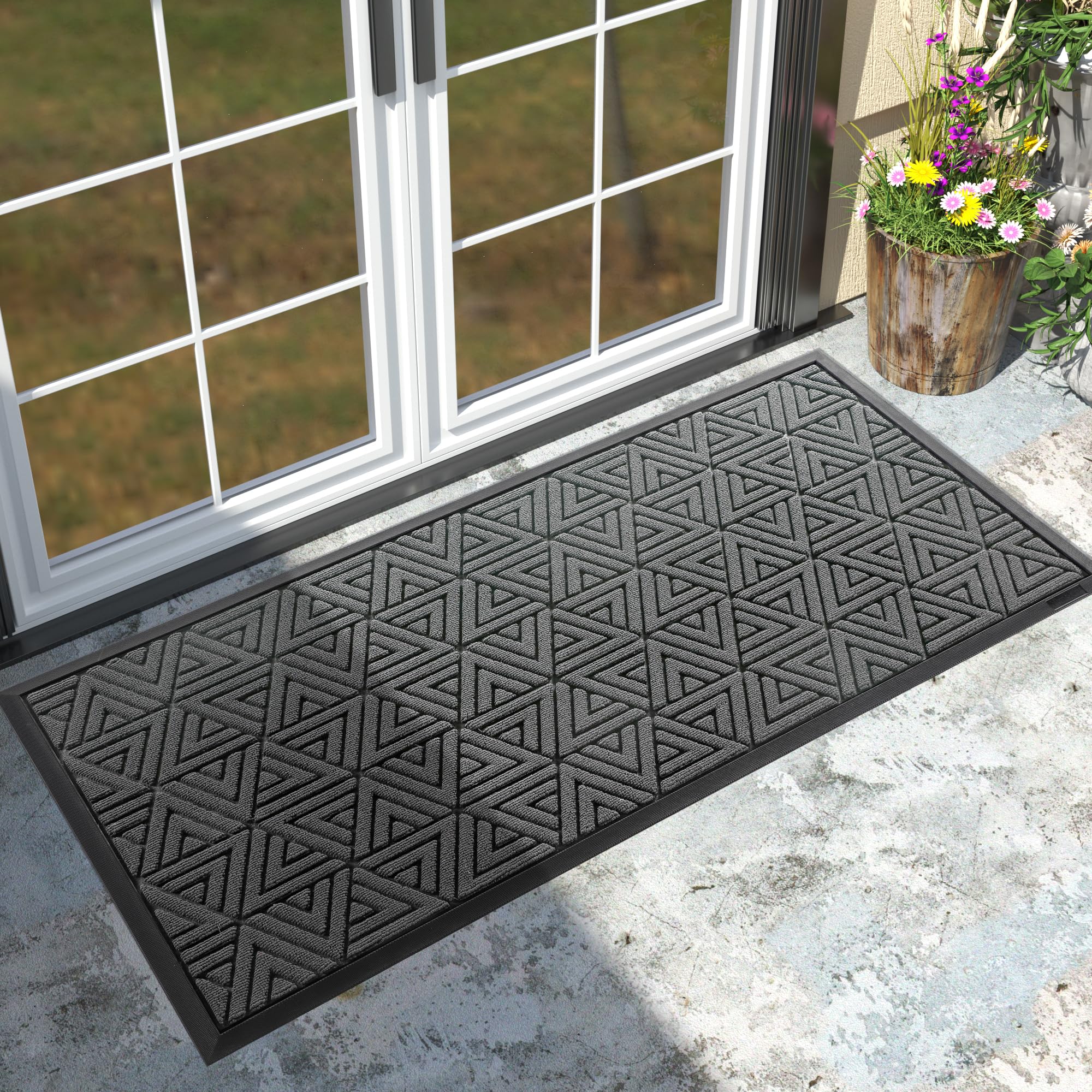 Amazon.com: Yimobra Front Door Mat Outside Entrance 47 x 24, Waterproof ...