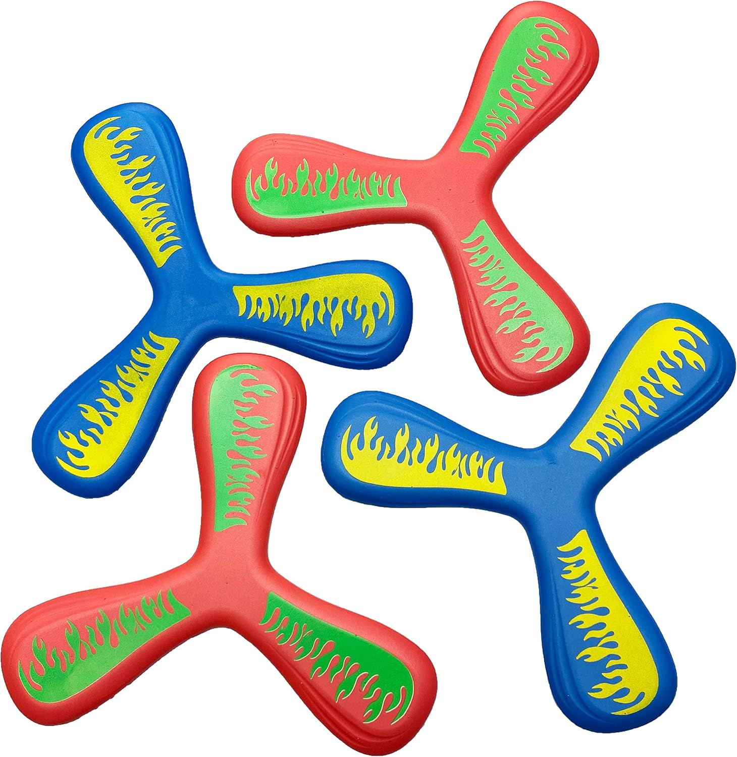 Amazon.com: TriFlame Boomerang 4 Pack - Great Indoor Boomerangs for ...