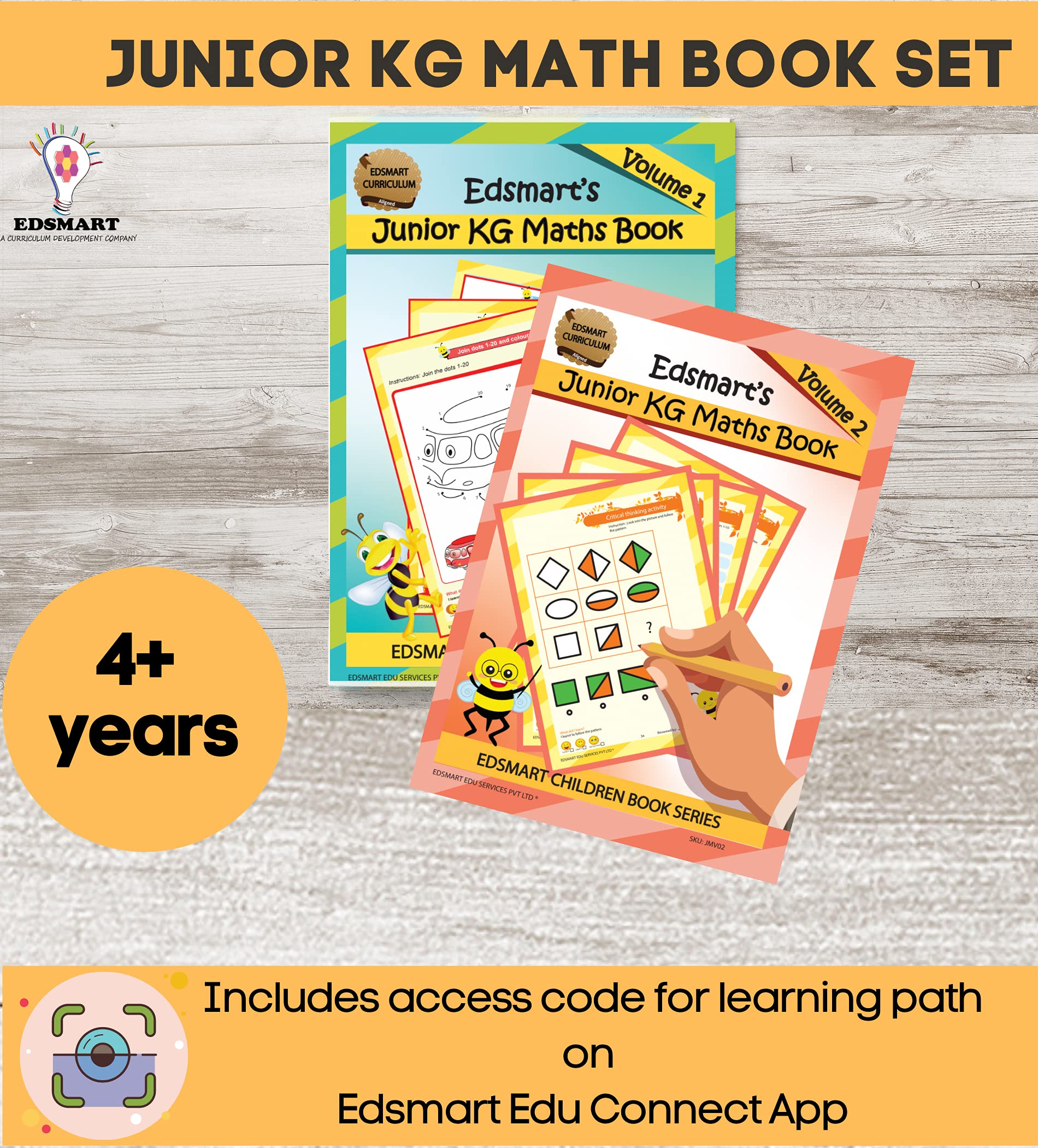 Junior Kg Maths Book Set Combo Of 2 Books Lkg | Desertcart KUWAIT
