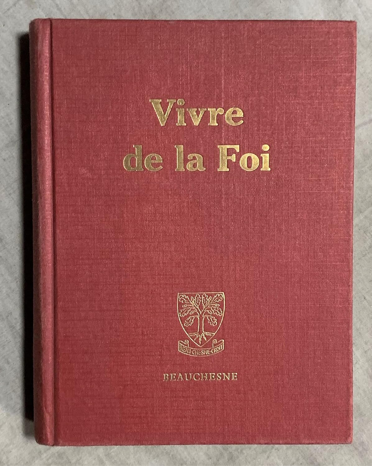 Amazon.com: Vivre de la Foi: André de Bovis: Books