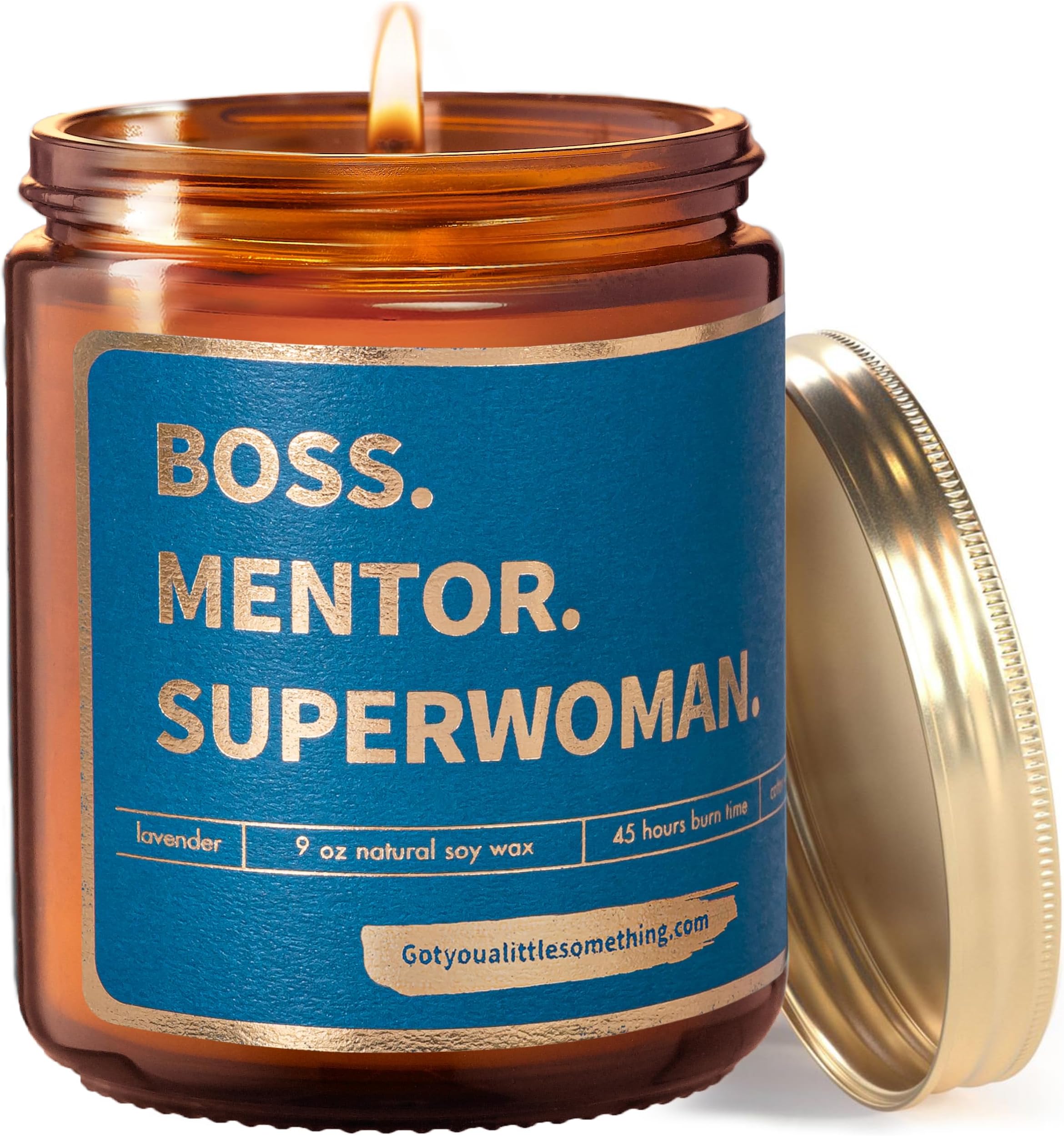 Amazon.com: Qvapt Gifts for Boss,Candles Boss,Gifts for Boss,Boss Day ...