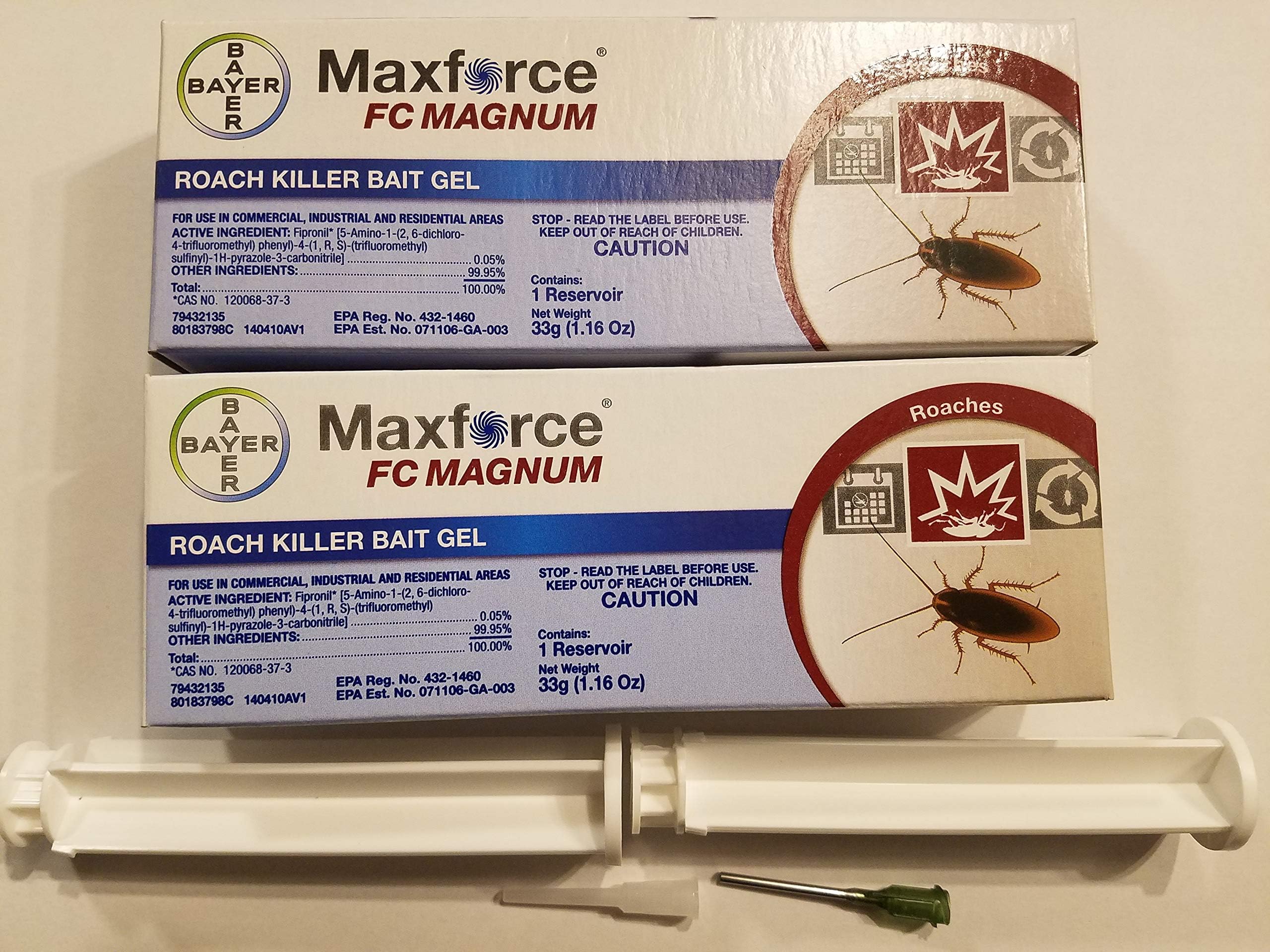 Amazon.com : Bayer 79432135 Maxforce FC Magnum Roach Killer Bait Gel ...