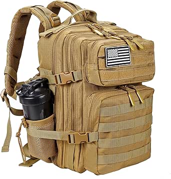 LHI Large Military Backpack Men's 25L/35L Outdoor Army Waterproof ...