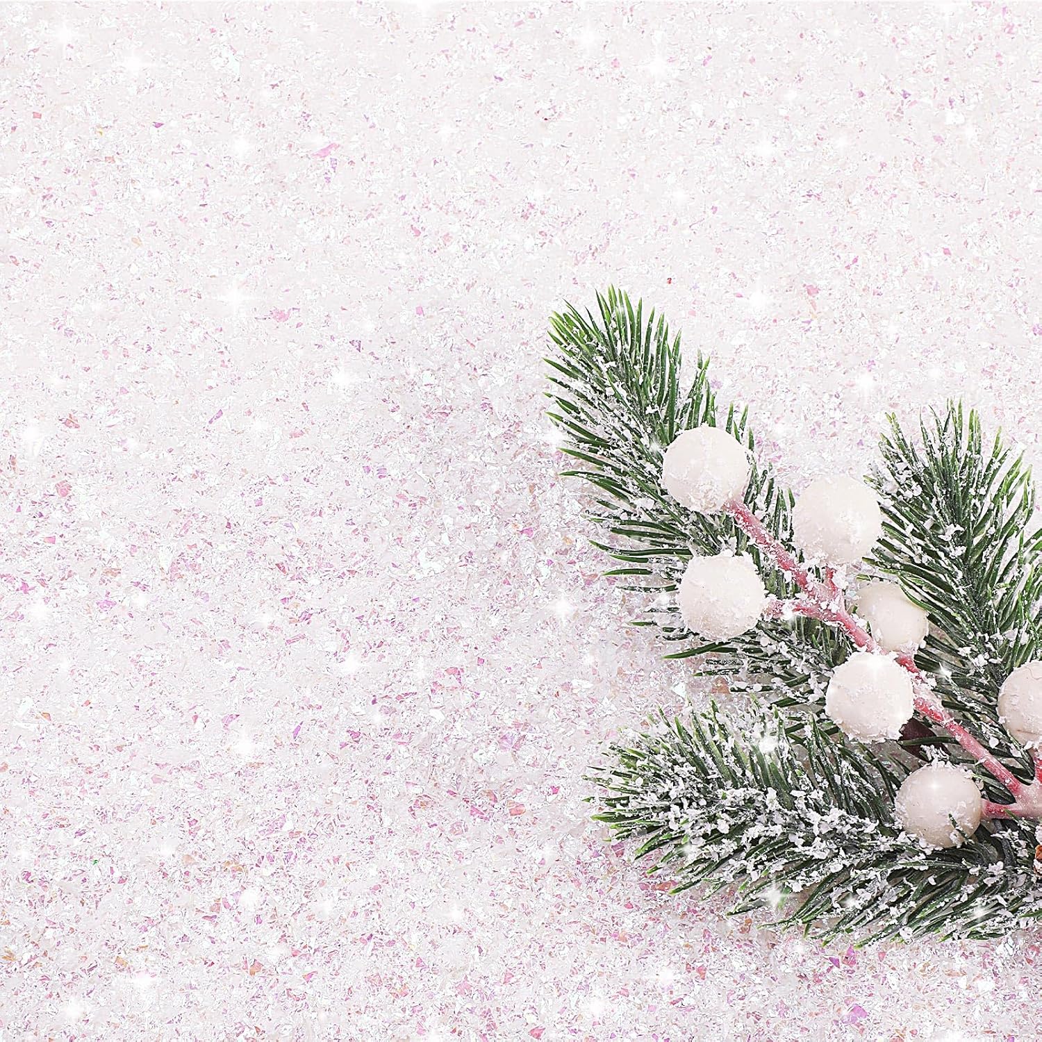 Amazon.com: kaiolbly 3.5oz Christmas Fake Snow Decoration,Artificial ...