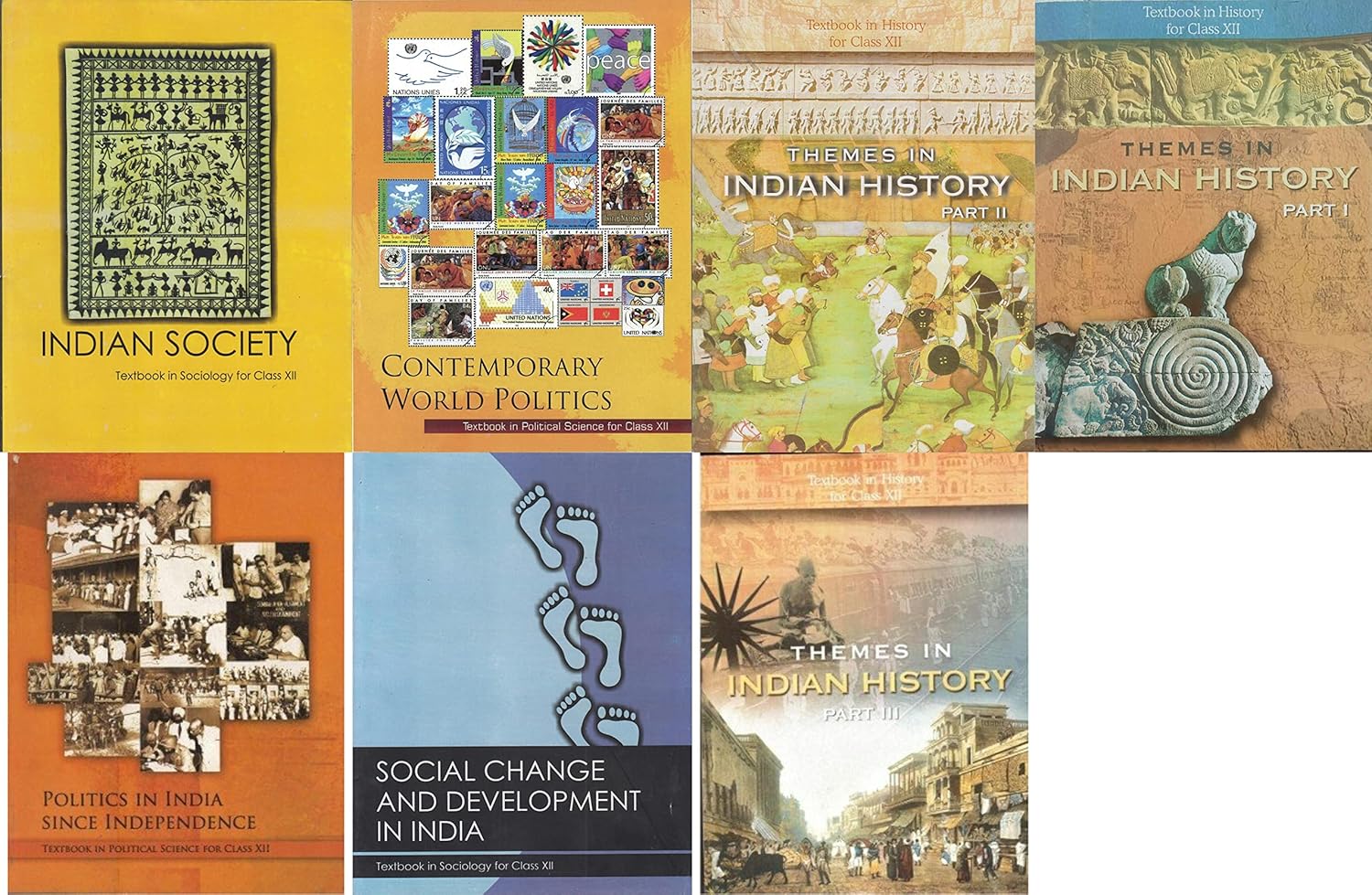 NCERT , CLASS - 12 SET OF 7 BOOKS ( HISTORY PART 1 , 2 & 3 ...
