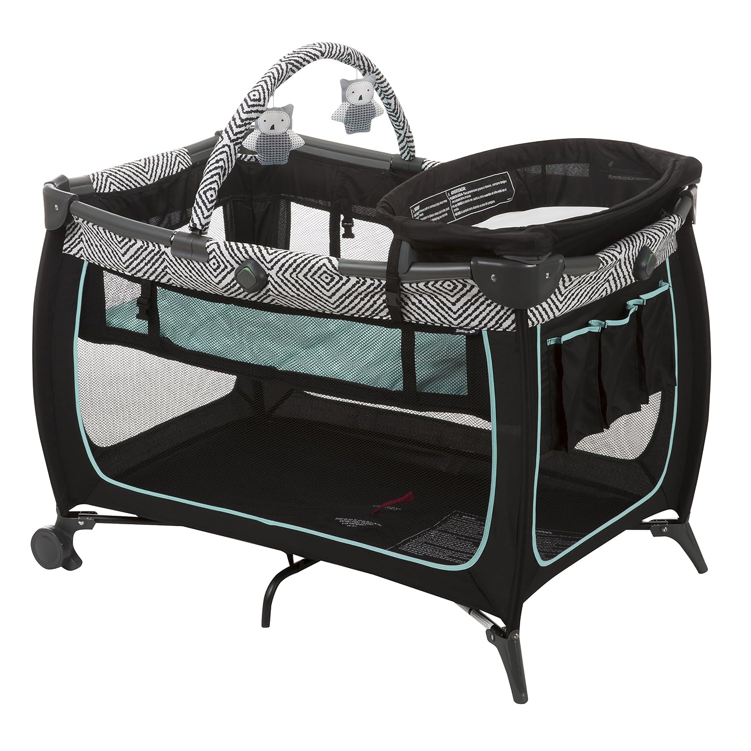 Amazon.com: Safety 1st Safe Stages Play Yard, Black Ice : Baby