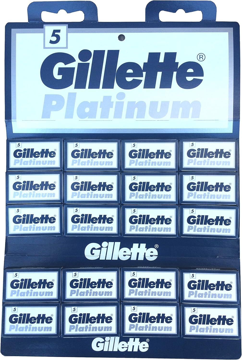 Gillette Platinum 100 Blades : Amazon.co.uk: Health & Personal Care