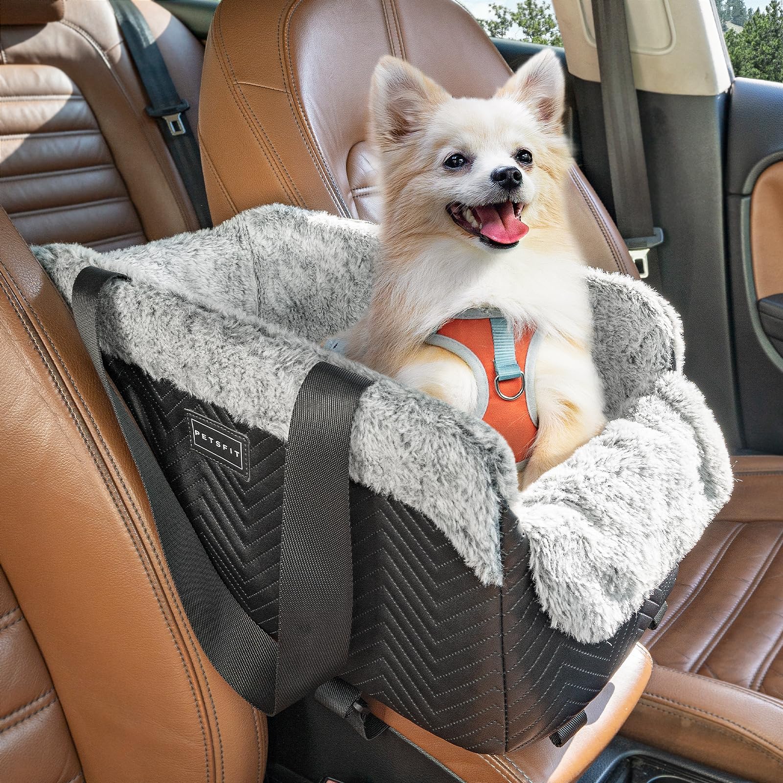 Amazon.com : Console Dog Car Seat - Portable Center Console Booster ...