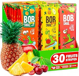 Bob Snail Vegan Sweets Multifruit Bars - 30 Healthy Snacks Individually ...