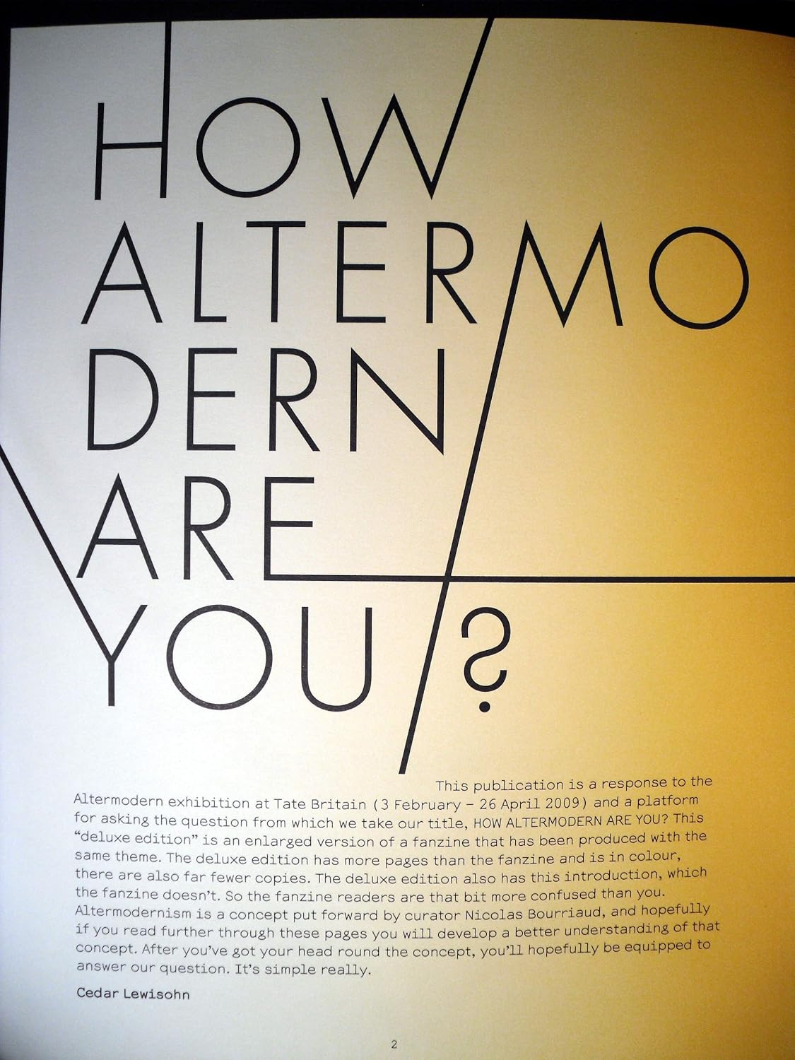 How Altermodern Are You? - Deluxe Edition: Amazon.co.uk: Cedar Lewisohn ...