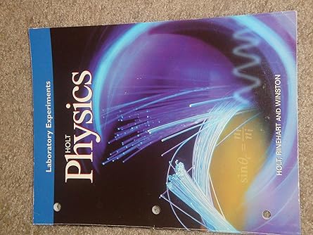 Amazon.com: Holt Physics, Laboratory Experiments: 9780030518645: Holt ...