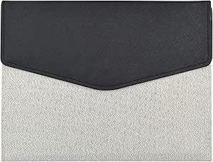 Amazon | VANRA ドキュメントケース PUレザー A4レターサイズ 書類ケース 持ち運び ファイルフォルダー 磁気スナップ 裏側ポケット付き 大容量 防水 資料 収納 オフィス ...