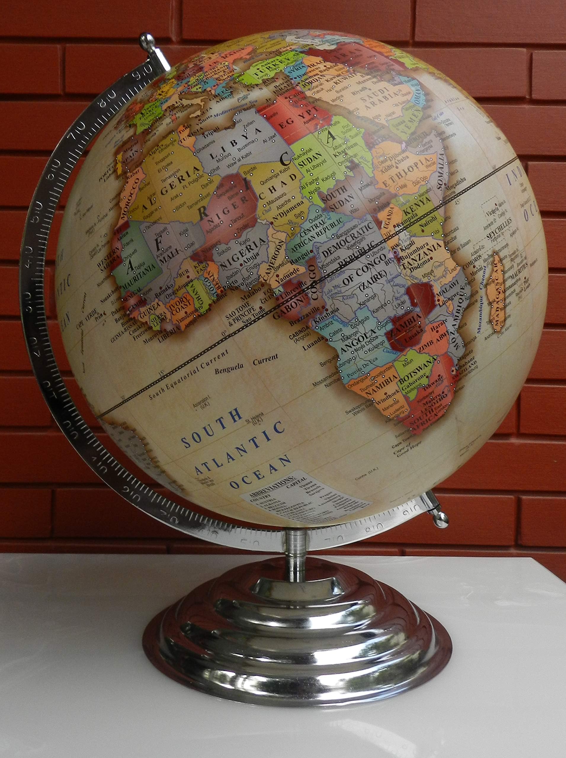 GLOBE DADDY Mars Globe 6 Inch Diameter with Acrylic Base for Science ...