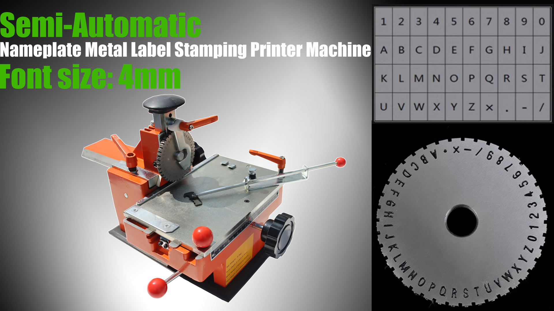 Watch Nameplate Metal Label Stamping Printer Machine on Amazon Live