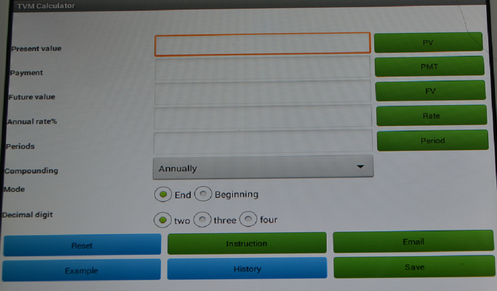 Financial Calculators Free - App on Amazon Appstore