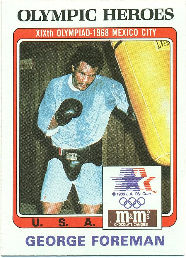 1983 George Foreman #14 M&M Olympic Heroes #14 - Boxing Card at Amazon ...