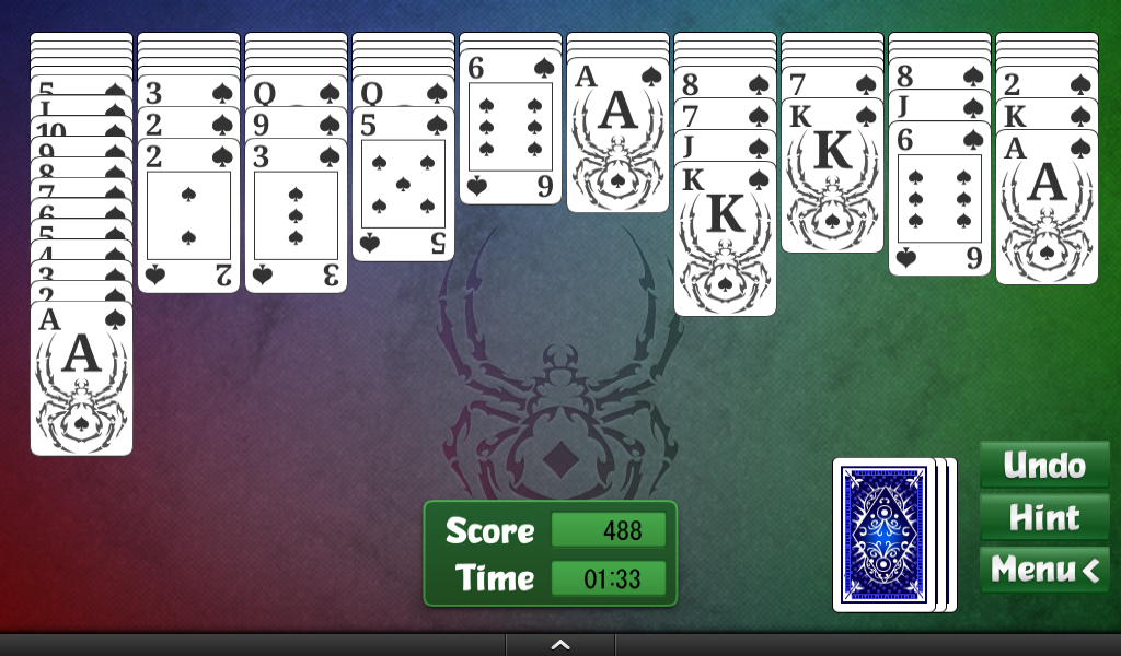 Spider Solitaire HD Free - App on Amazon Appstore