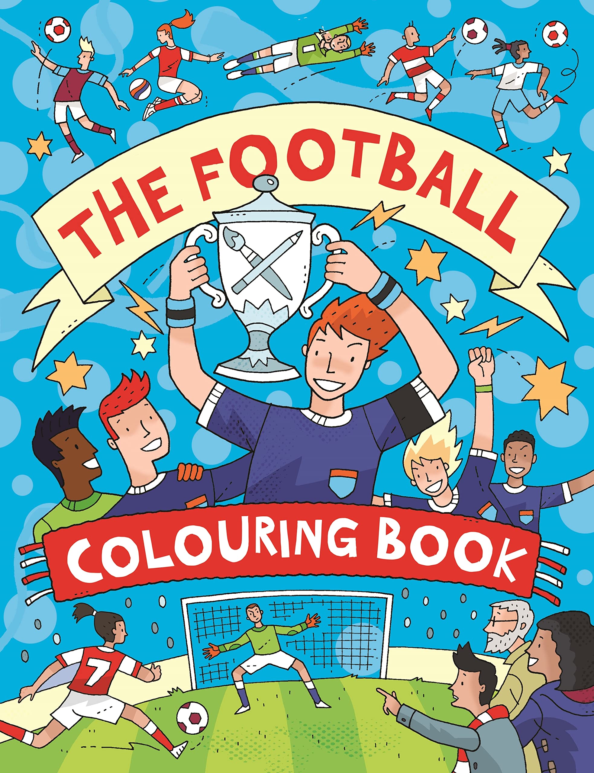 The Football Colouring Book : Goodyer, . Clive: Amazon.co.uk: Books