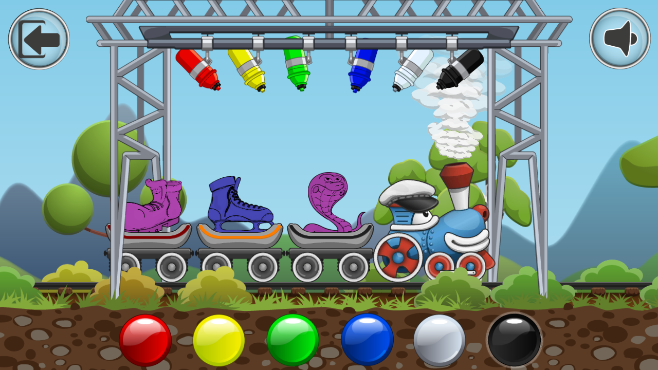 Rainbow train: teach colors - App on Amazon Appstore