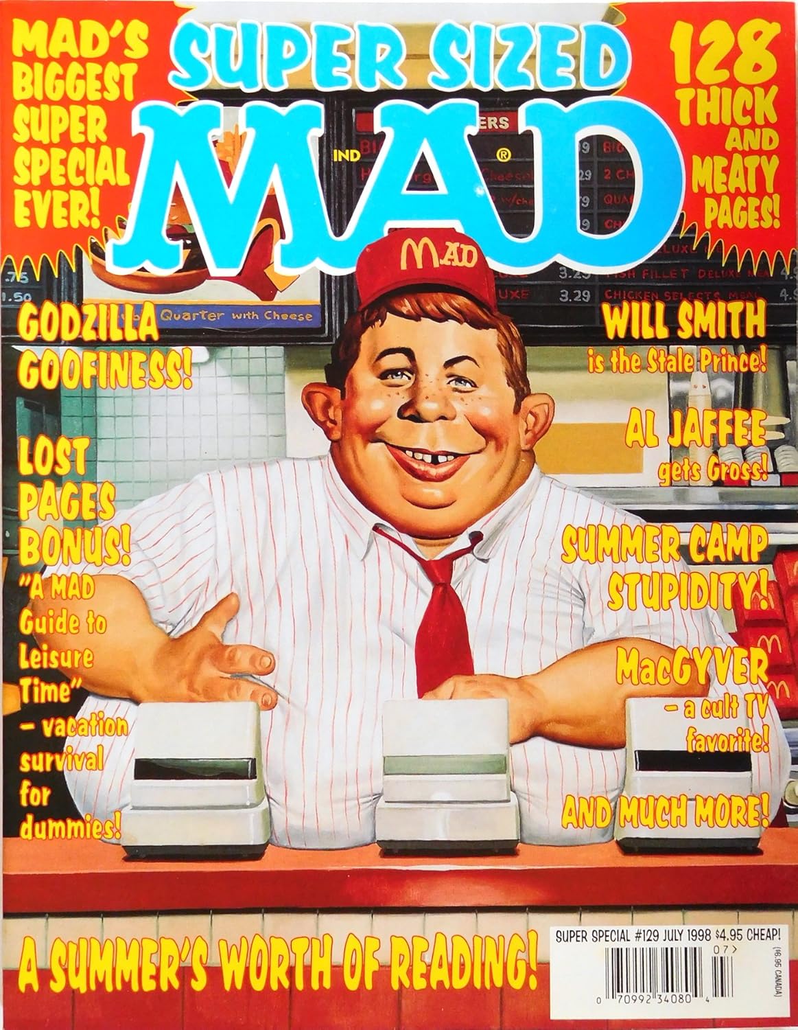 Mad Magazine Super Sized Special # 129 July 1998 Issue: William M ...