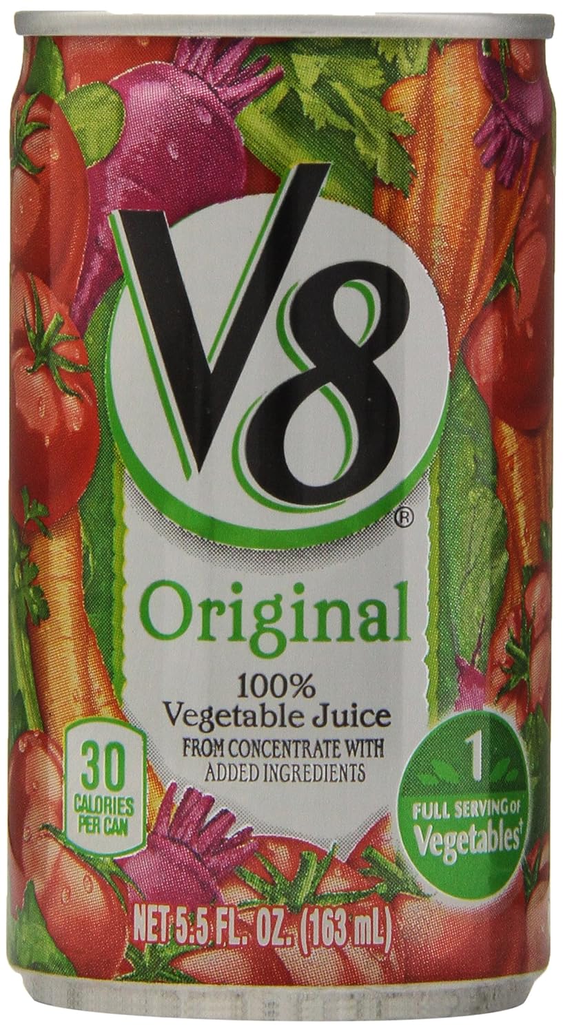 Amazon.com : V8 Original 100% Vegetable Juice, Vegetable Blend with ...