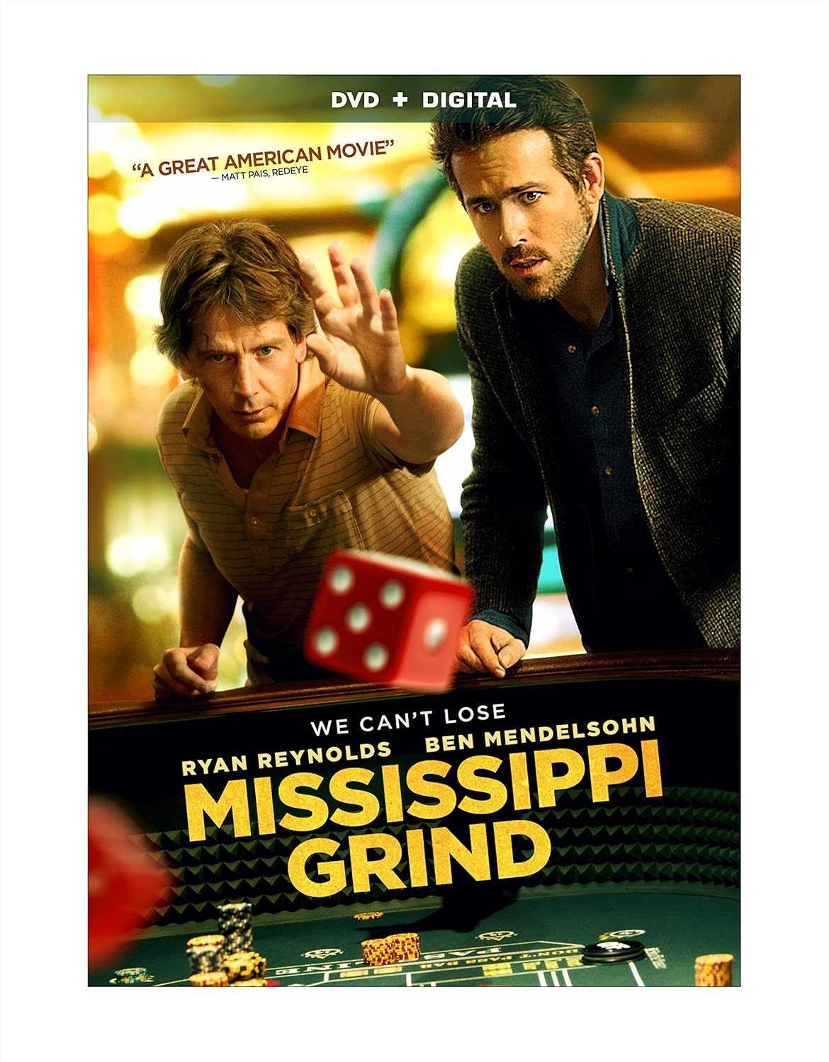 Amazon.com: Mississippi Grind [DVD + Digital] : Ben Mendelsohn, Ryan ...