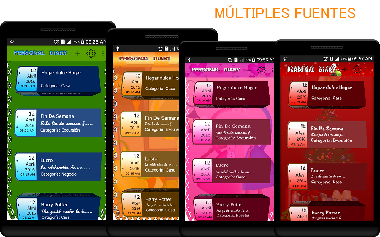 Aplicación Mi Diario Personal en Amazon Appstore