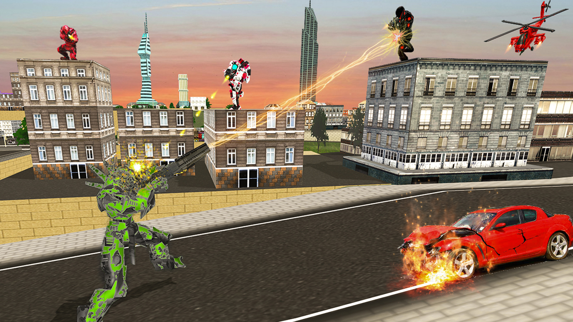 US Army Robot Transformation Jet Robo Car Tank War - App on Amazon Appstore