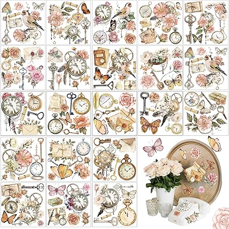 Amazon.com: Honoson 20 Sheets Farmhouse Rub on Transfers for Crafts and ...