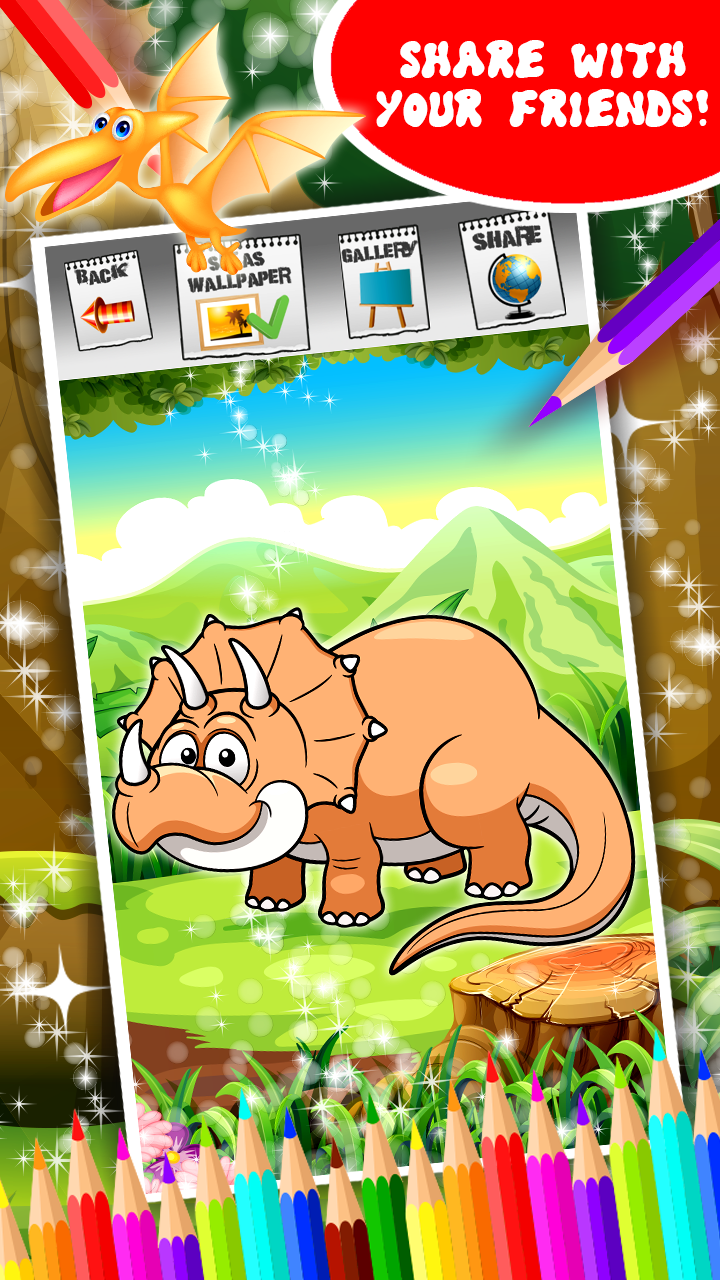 Dinosaur Coloring Book - App on Amazon Appstore