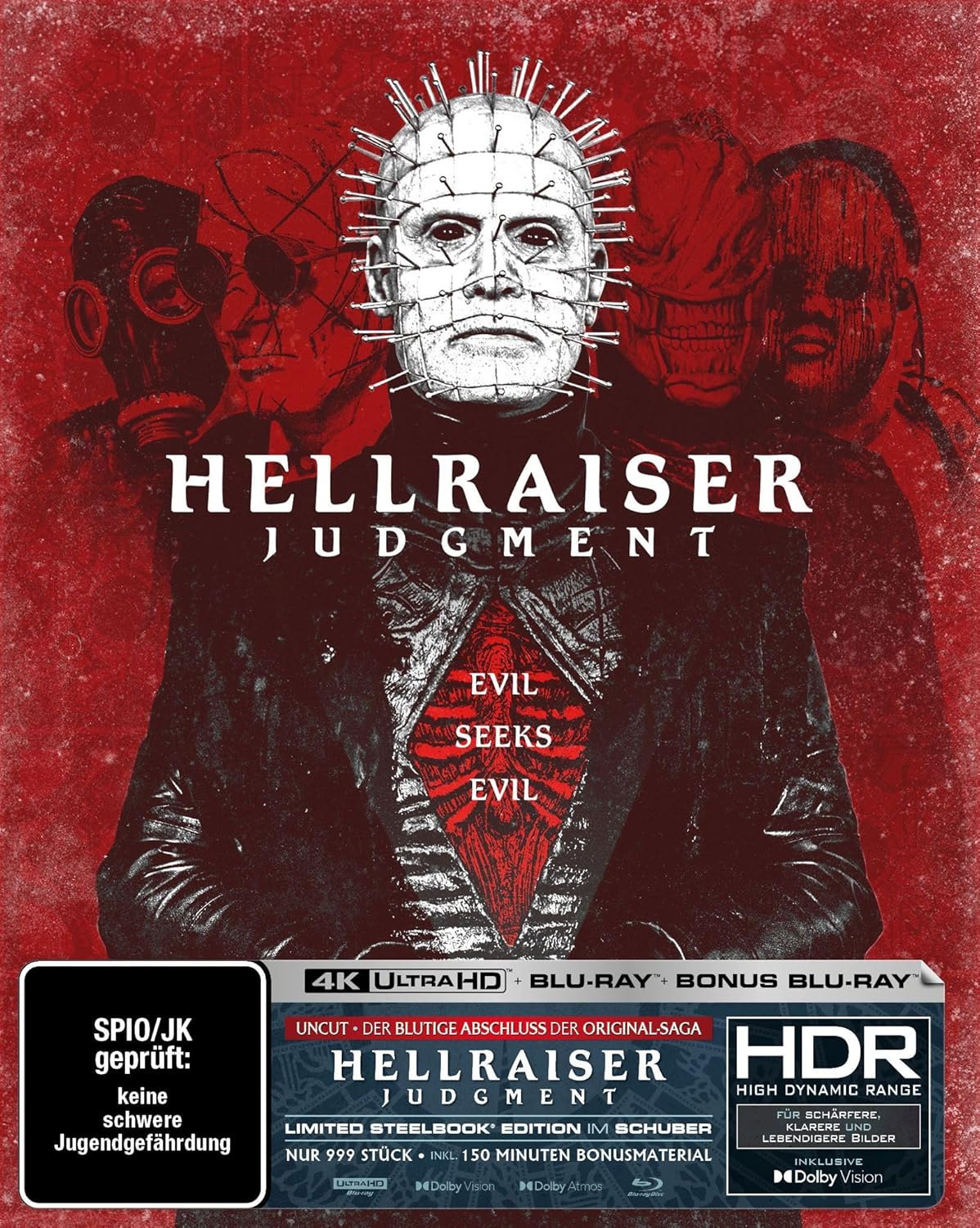 Hellraiser Judgment | Steelbook Full Slip B (Ultra HD Blu-ray + Blu-ray + Bonus-Blu-ray): Amazon ...