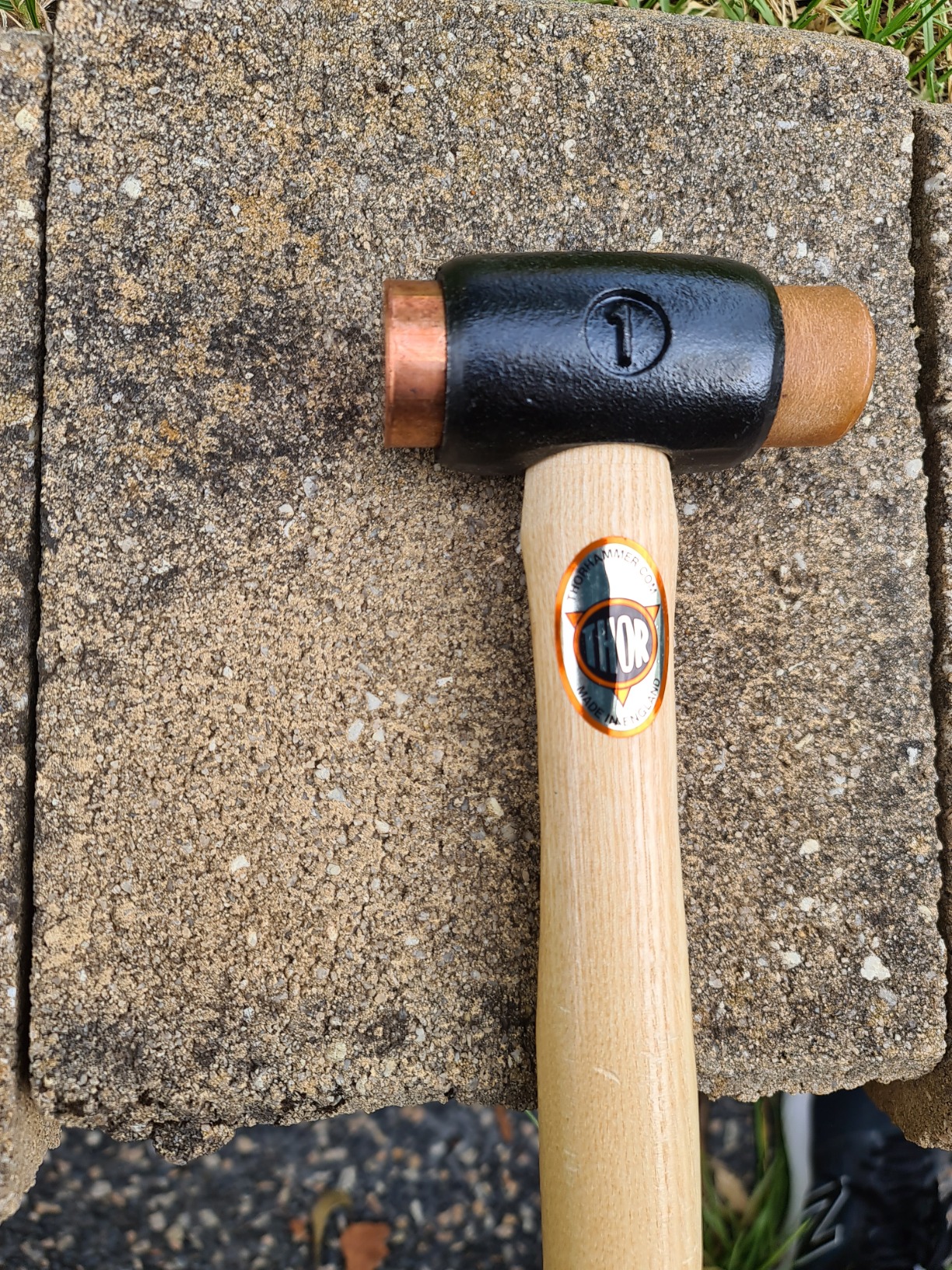 Thor 212 Copper/Rawhide Hammer Size 2 : Amazon.com.au: Home Improvement