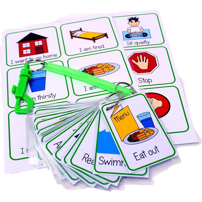 Buy kids2learn Out And About Activity Cards special needs communication ...