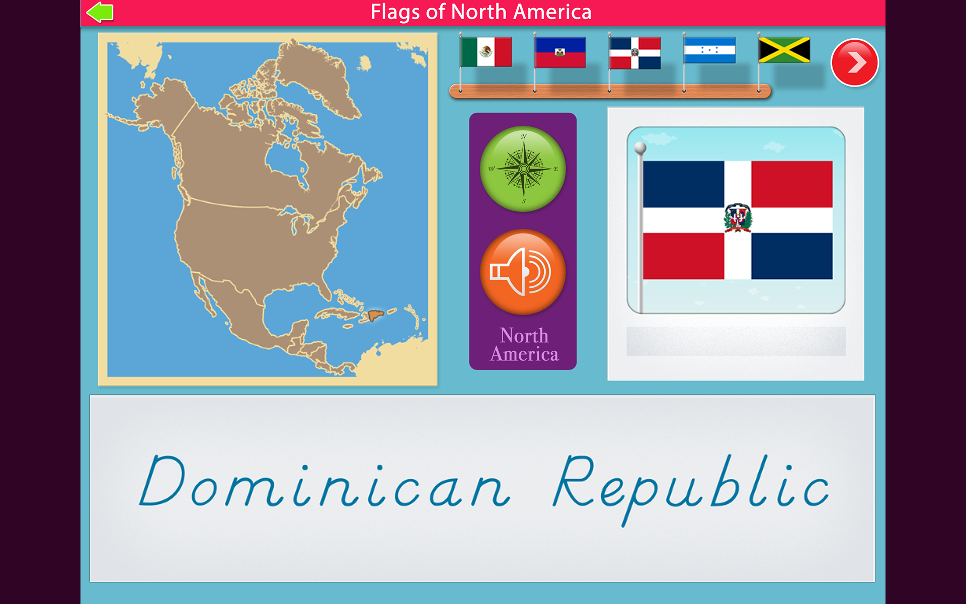 Flags of North America - Montessori Geography - App on Amazon Appstore