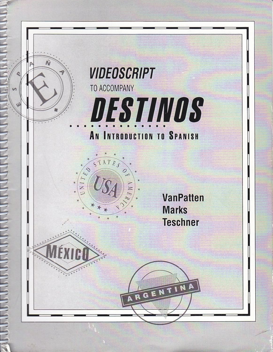 Amazon.com: Videoscript to Accompany Destinos: An Introduction to ...